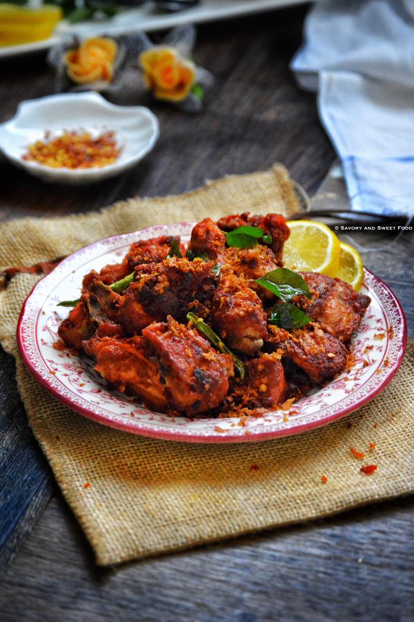 Calicut Paragon Style Payyoli Chicken Fry - Savory&SweetFood