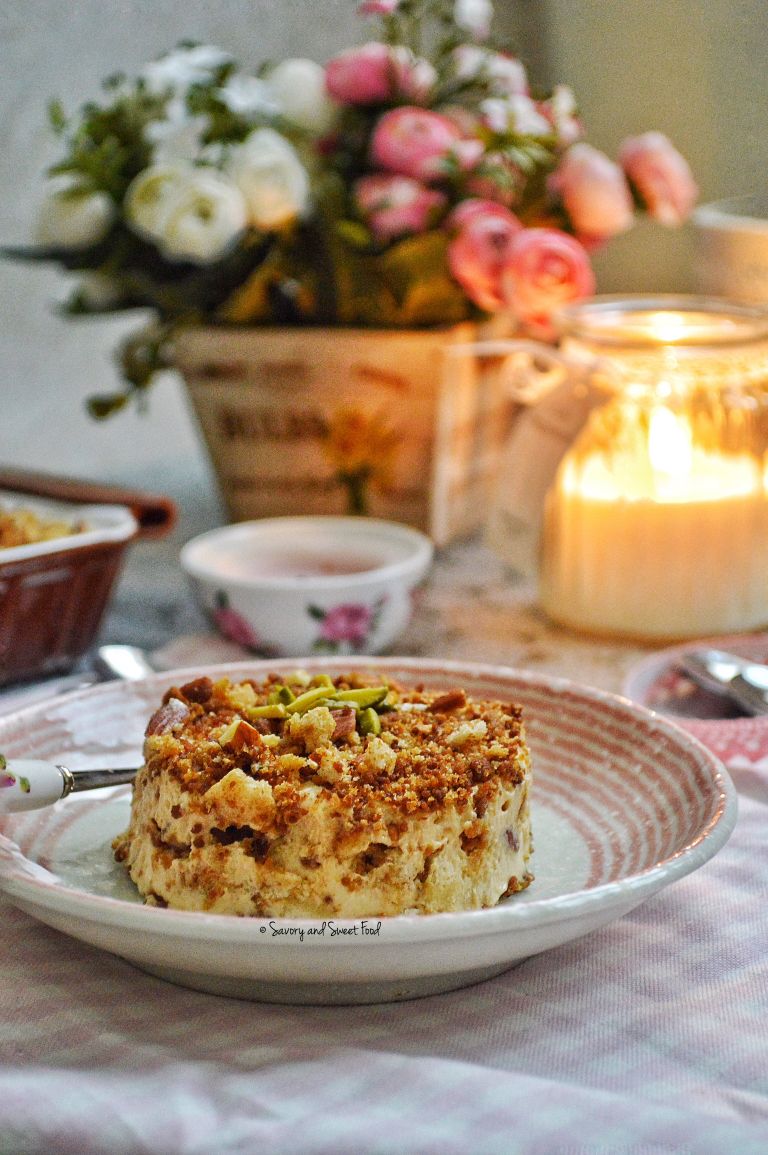 Biscuit Crunch Pudding - Savory&SweetFood