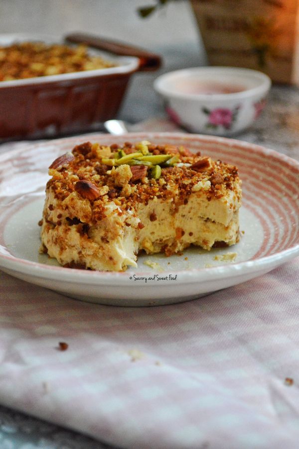 Biscuit Crunch Pudding - Savory&SweetFood