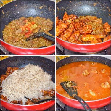 Fried Chicken Pulao - Savory&SweetFood