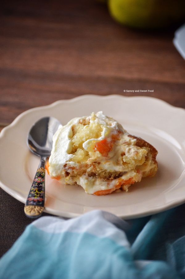 White Chocolate & Mango Trifle - Savory&SweetFood