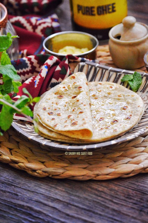 Soft Chapathi with a Secret Ingredient - Savory&SweetFood