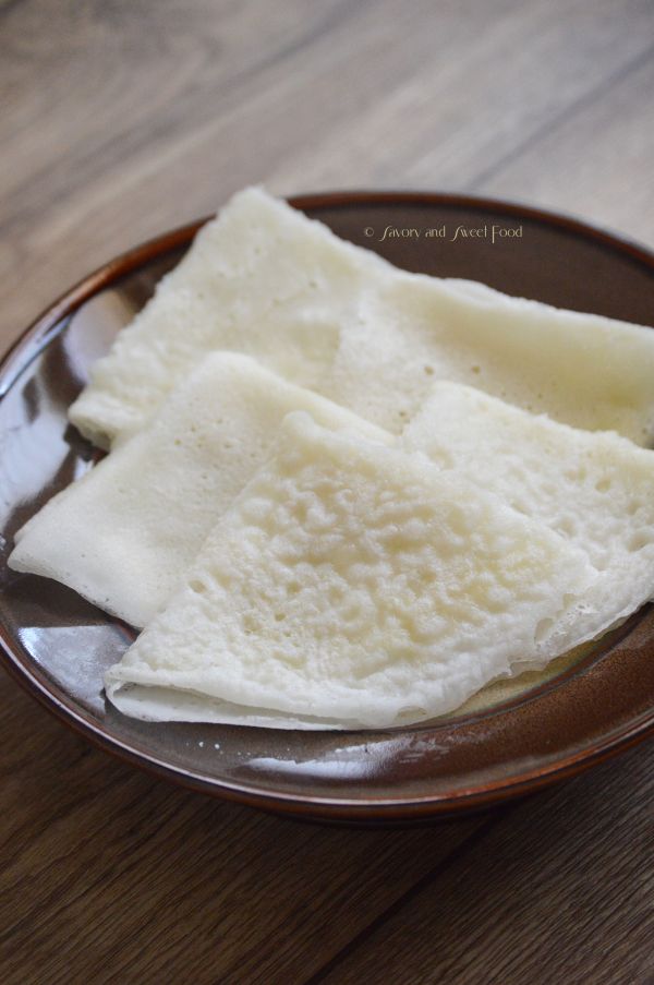 Rice Dosa/ Rice Crepes - Savory&SweetFood
