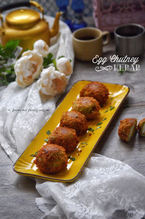 Egg Chutney Kebab - Savory&SweetFood