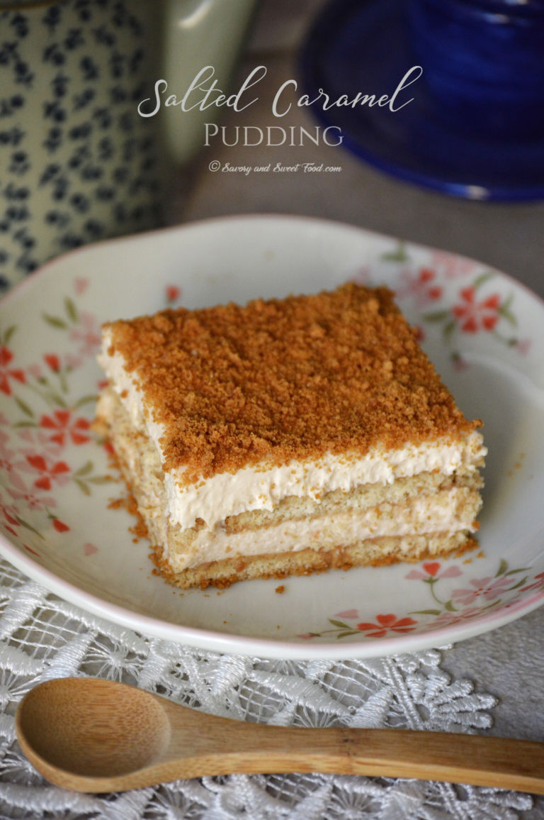 Salted Caramel Pudding - Savory&SweetFood