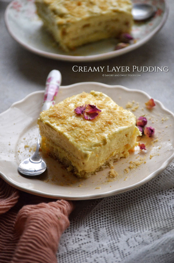 Creamy Layer Pudding - Savory&SweetFood