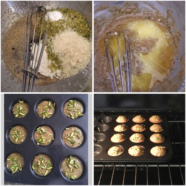 Pistachio Financiers - Savory&SweetFood