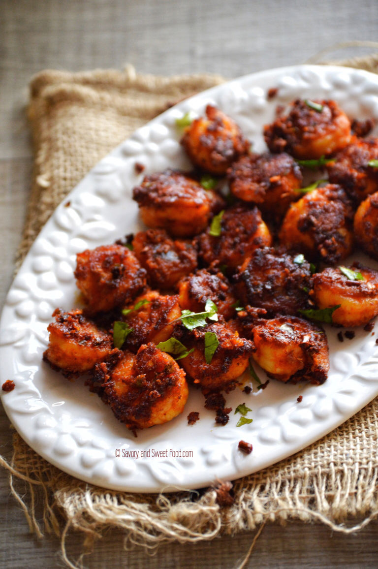 Crisp Prawn Fry - Savory&SweetFood
