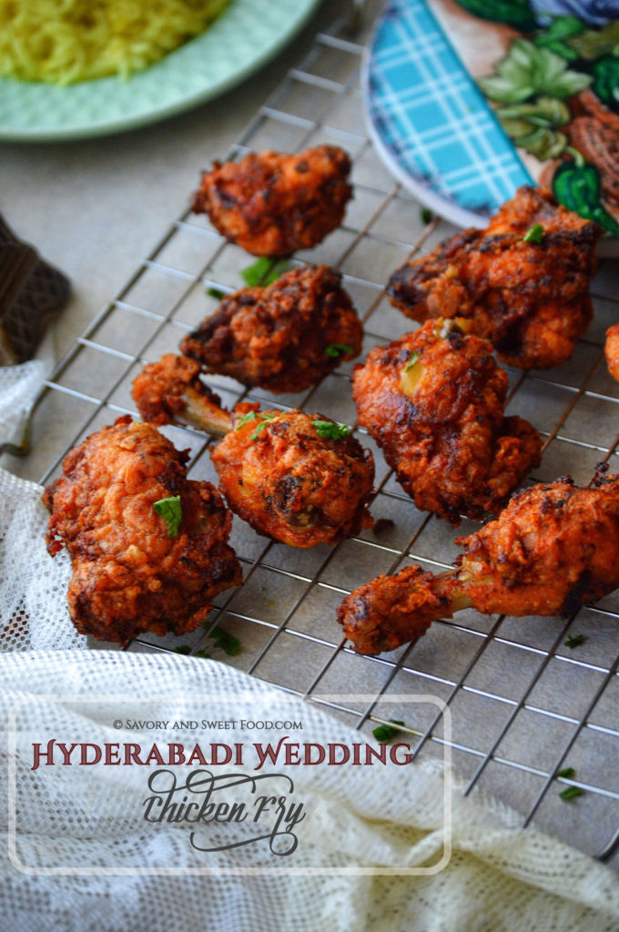 Hyderabadi Wedding Chicken Fry - Savory&SweetFood