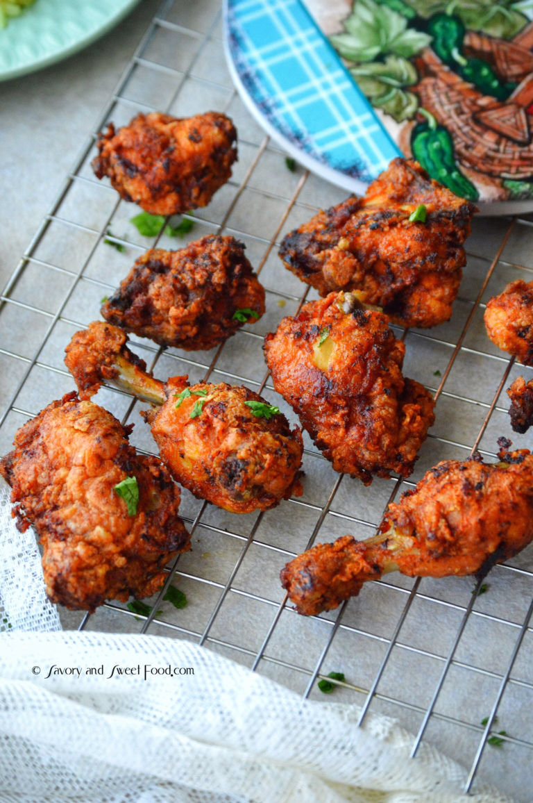 Hyderabadi Wedding Chicken Fry - Savory&SweetFood