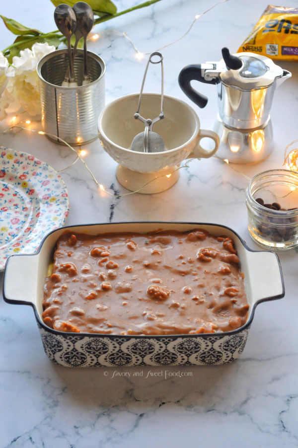 Snickers Pudding - Savory&SweetFood