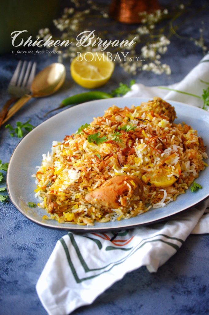 Bombay Chicken Biryani - Savory&SweetFood