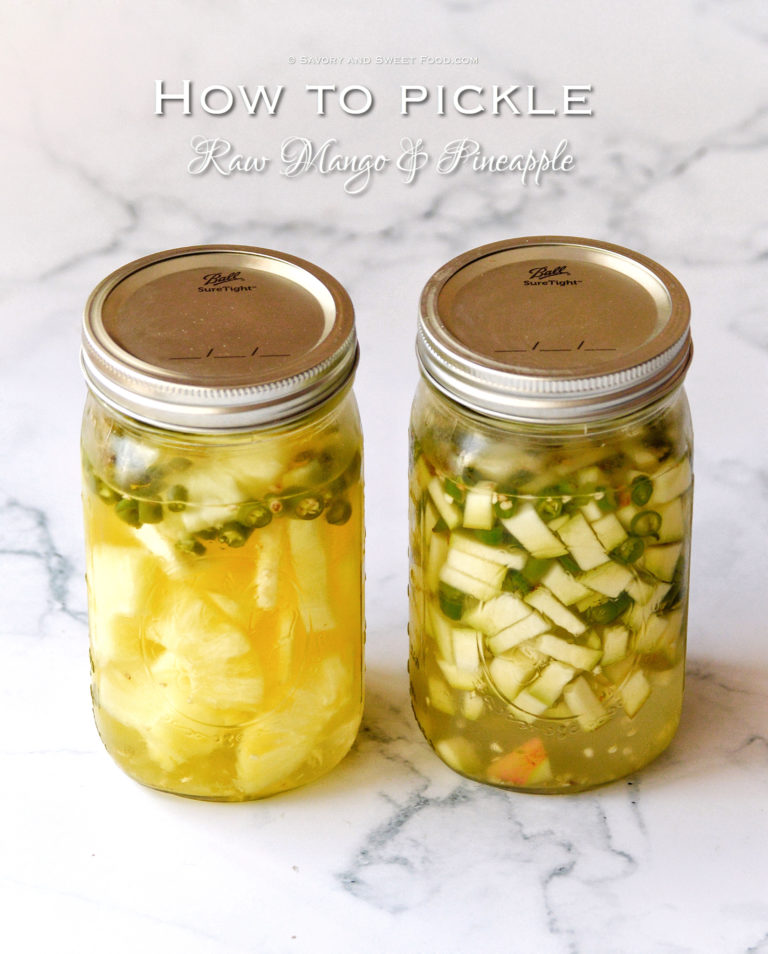 How to pickle mango and pineapple/ Uppilittath - Savory&SweetFood