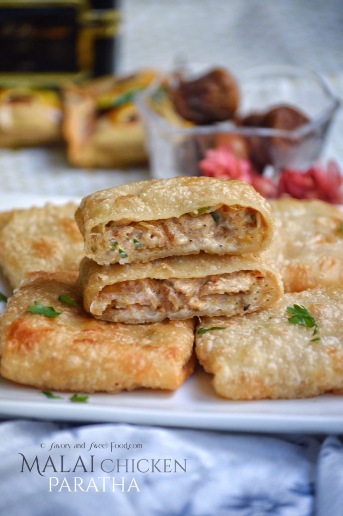 Malai Chicken Paratha - Savory&SweetFood