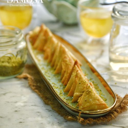 Mini Sweet Samosas/ Samboosak - Savory&SweetFood