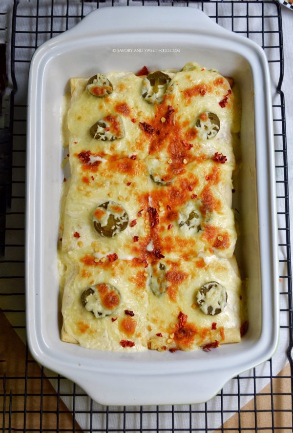Chicken Crepe Bake - Savory&SweetFood