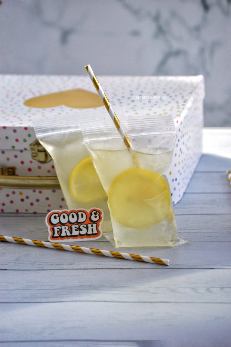 Ice cold Lemonade Pouches-Perfect for summer beach outings - Savory ...