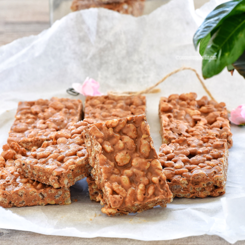3 Ingredient Crunch Bars - Savory&SweetFood