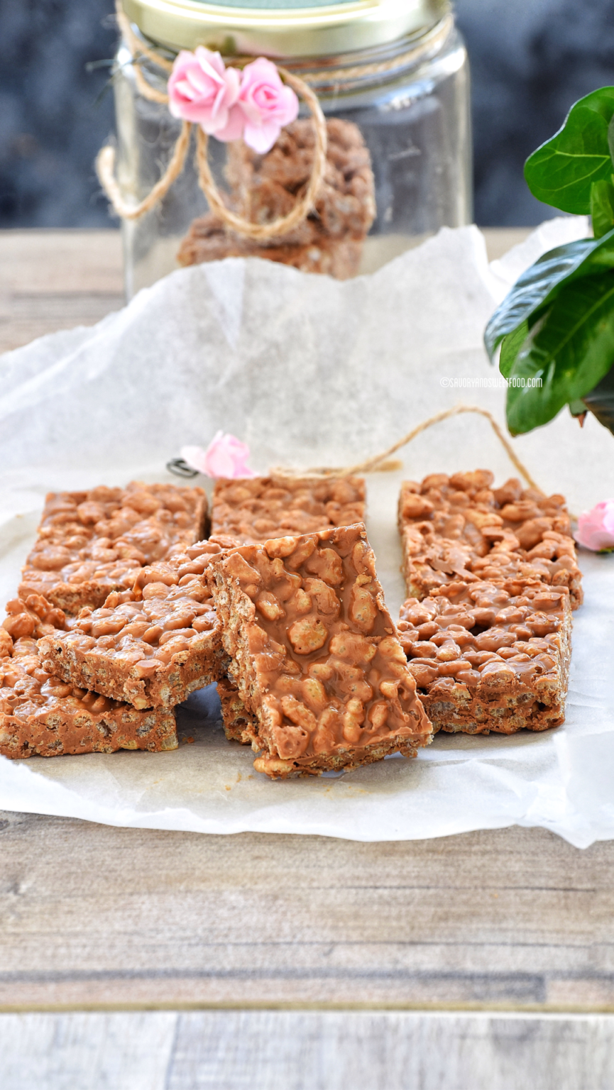 3 Ingredient Crunch Bars - Savory&SweetFood