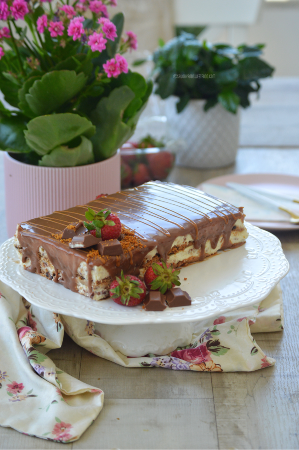 Kinder Bueno Pudding - Eid Dessert - Savory&SweetFood
