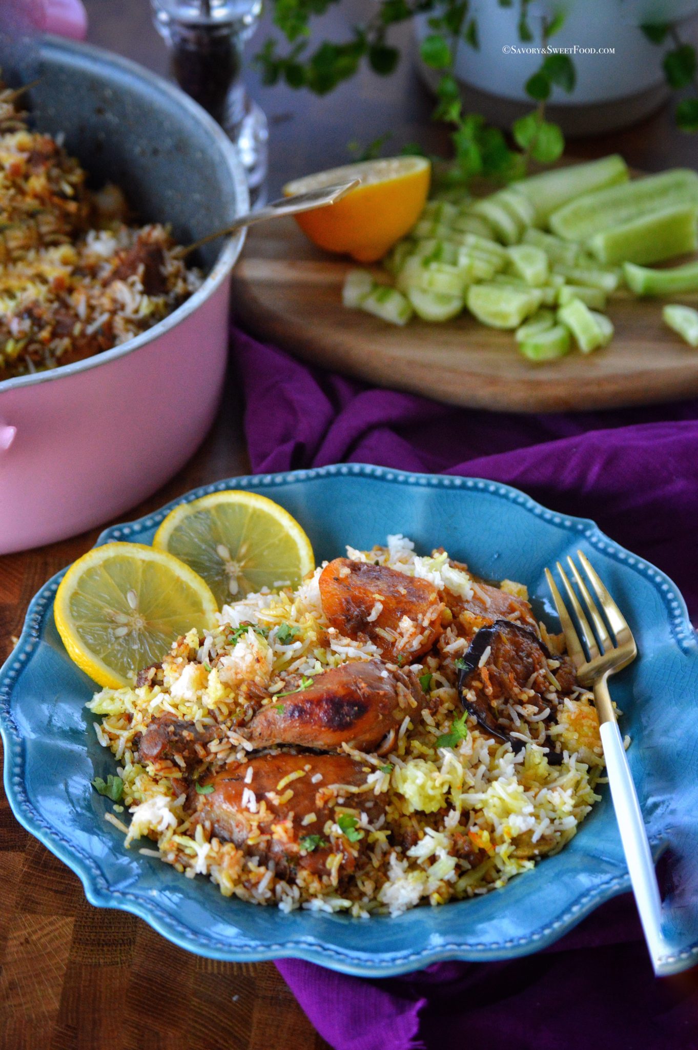 Chicken Maqlouba/Maqloubeh - Savory&SweetFood