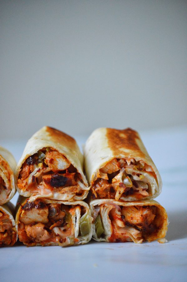 Peri Peri Chicken Wrap - Savory&SweetFood